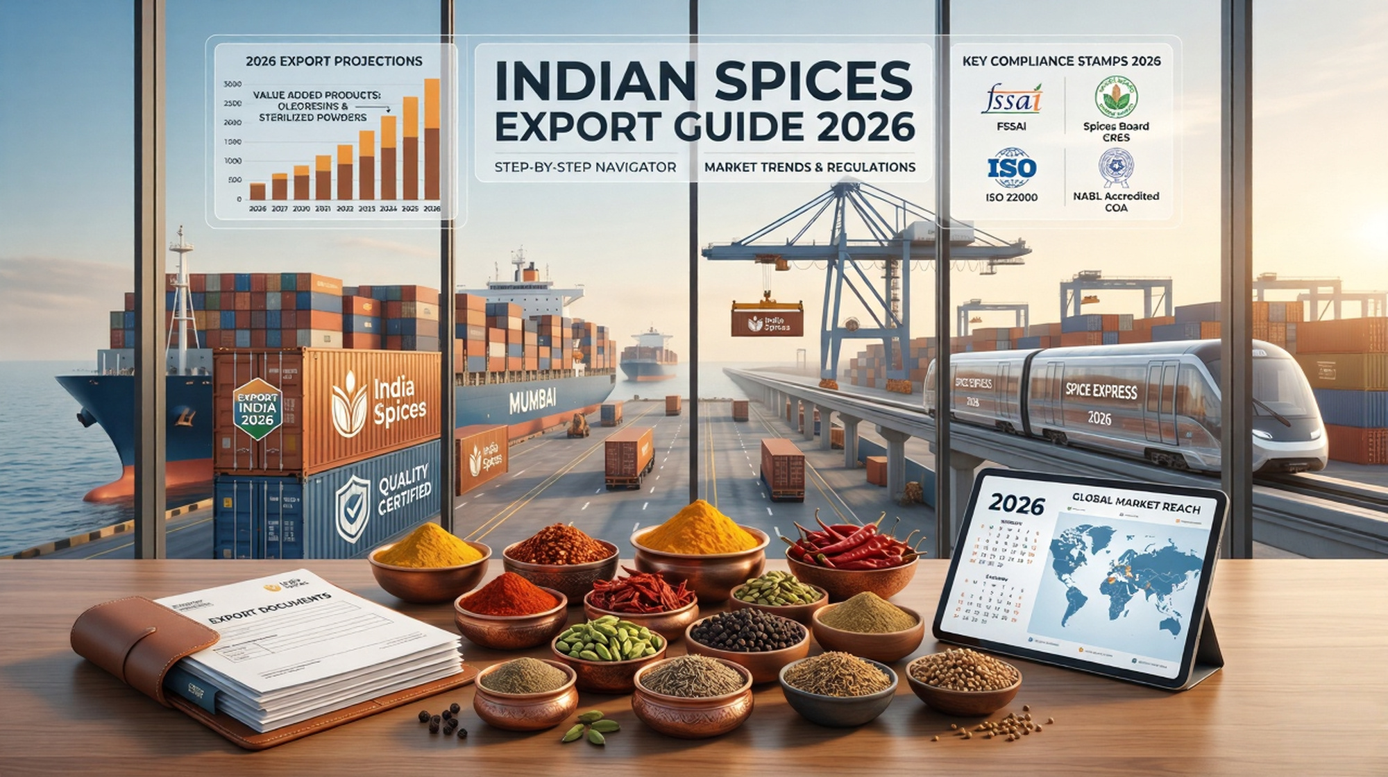 Indian spices export guide 2026 - ranitexim.com